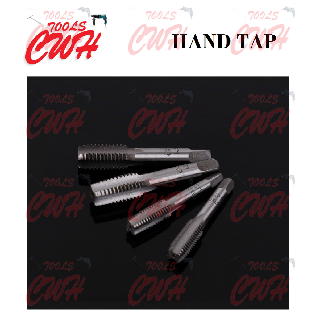 PRC 2PCS HAND TAP SET TAPPING THREAD THREADING SET SCREW BOLT NUT TAPS ...