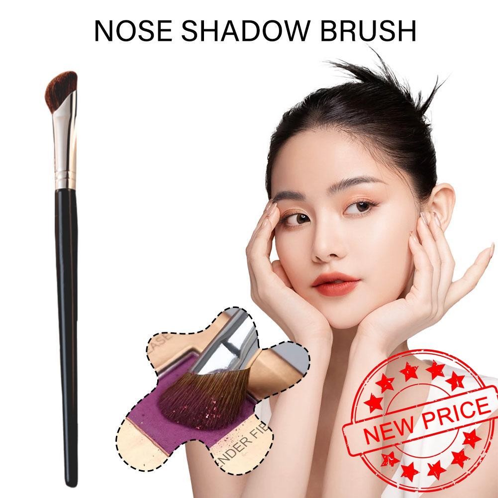 Portable Nose Shadow Makeup Brushes Soft Angled Half Make Sector Tool ...