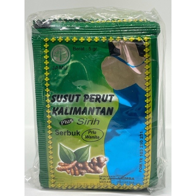 JAMU SERBUK SUSUT PERUT KALIMANTAN PLUS SIRIH (1 BUNGKUS@10SACHET@5GM ...