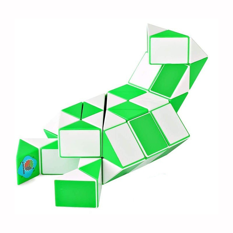 QiYi Magic Snake 24/36/48/60/72 Blocks Variety Magic Ruler Cube Puzzle ...
