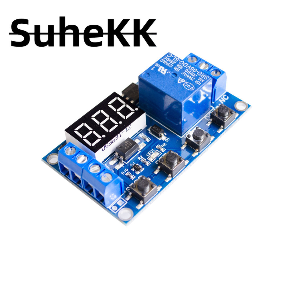1 Channel 5V Relay Module Time Delay Relay Module Trigger OFF / ON ...