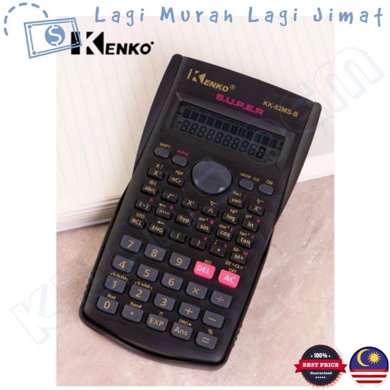Kalkulator Ilmiah Scientific Calculator Untuk Sekolah dan Pejabat ...