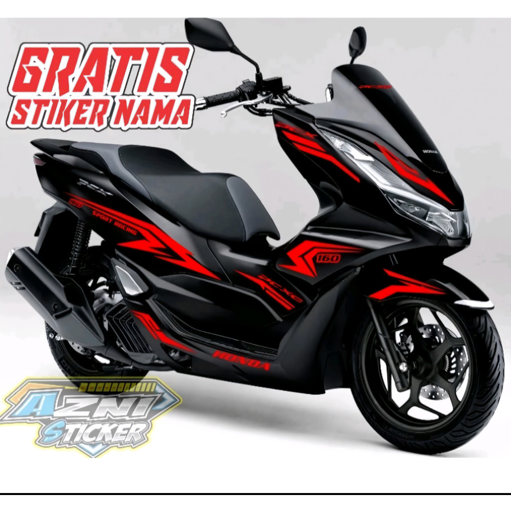 Striping pcx 160 Sticker cutting List body Honda pcx 160 Sticker ...