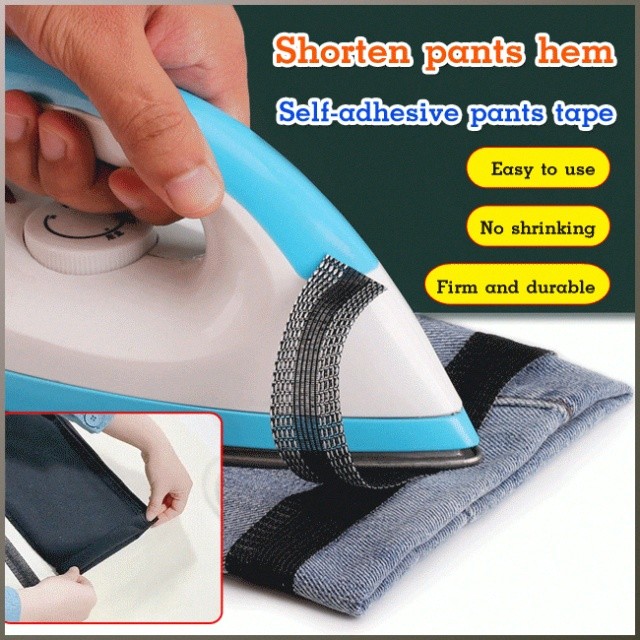 NoSew Pant Hemming Solution with PeelandStick Hemming Tape | Shopee ...
