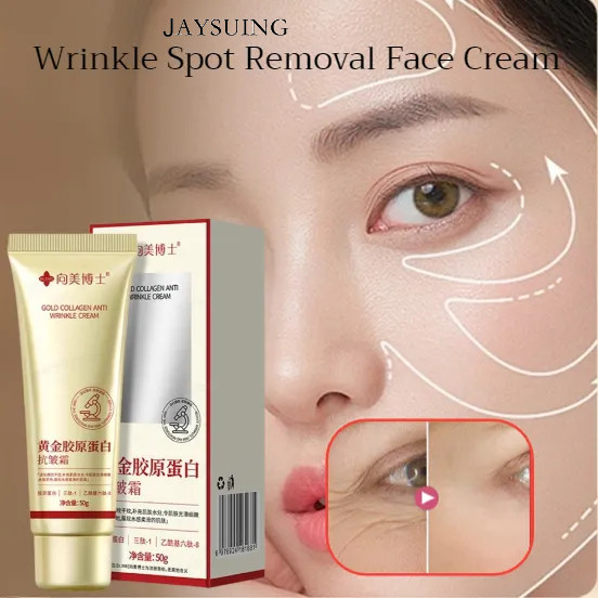 【Original Quality】Jaysuing Gold Collagen Wrinkle Cream Anti-Aging ...
