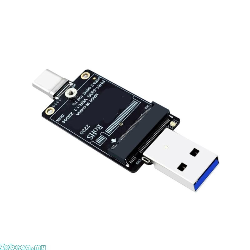Zebeaa NVME to USB Adapter M 2 NVME Hard Drive USB 3 2 Gen2 10Gbps M 2 ...