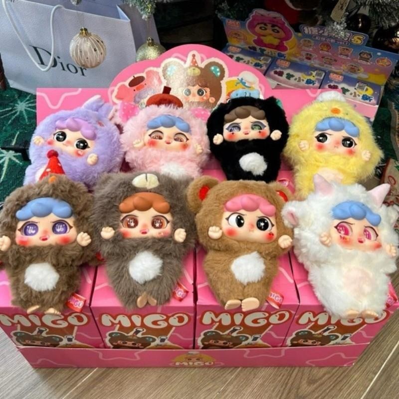 Migo Is A Mischievous Series Plush Doll Blind Box Toys Mystery Box ...