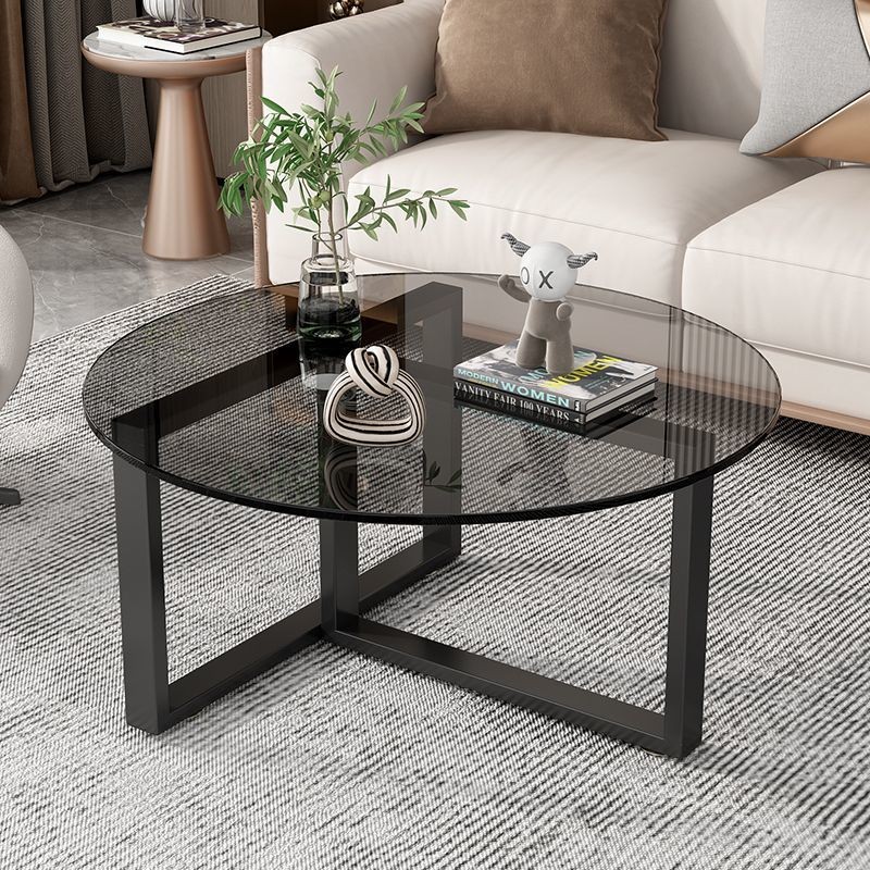 Tempered Glass Coffee Table Creative and Slightly Luxury Modern Small ...