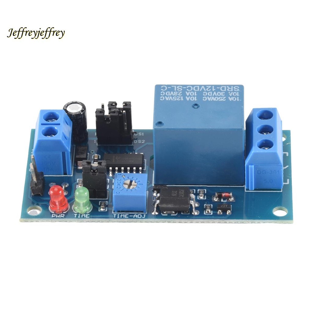 12V DC Delay Relay Delay Turn on / Delay Turn Off Switch Module with Timer | Shopee Malaysia