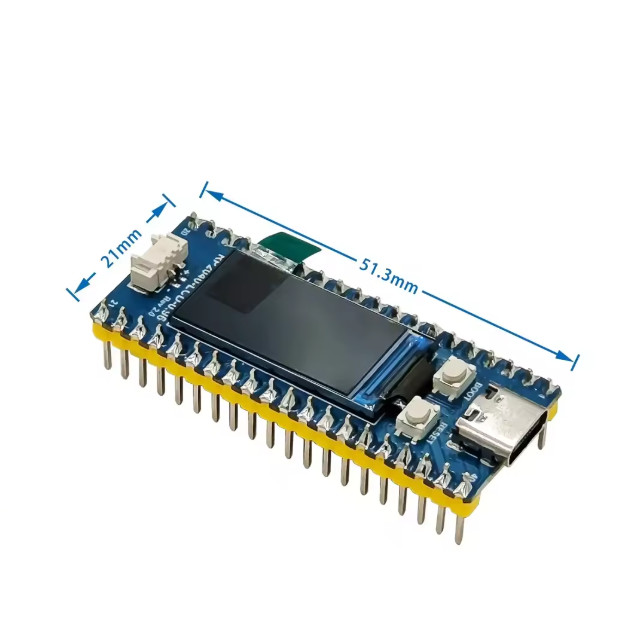 Esp32-s2 RP204 controls 0.96"LCD display and WiFi development board to support Raspberry PI Pico ...