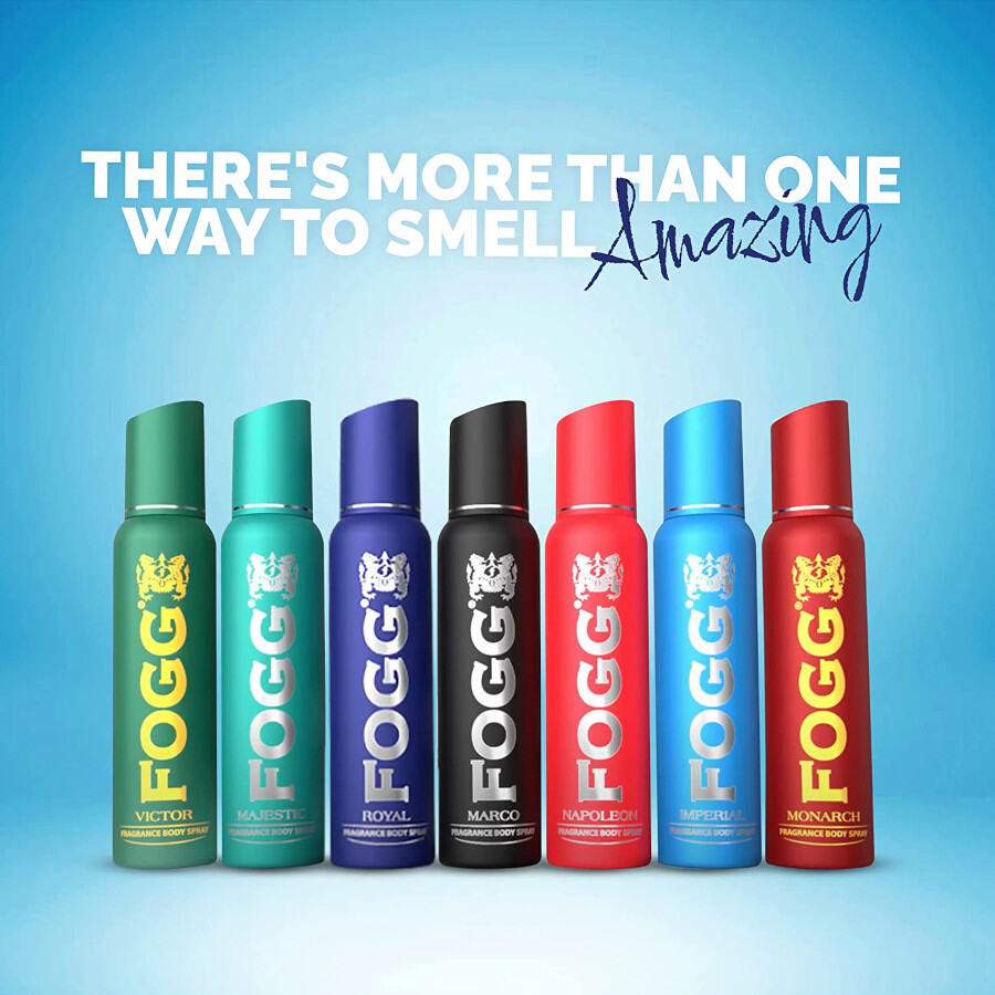 fogg body-spray-for men-long lasting-with no gas napoleon red 150 ml ...