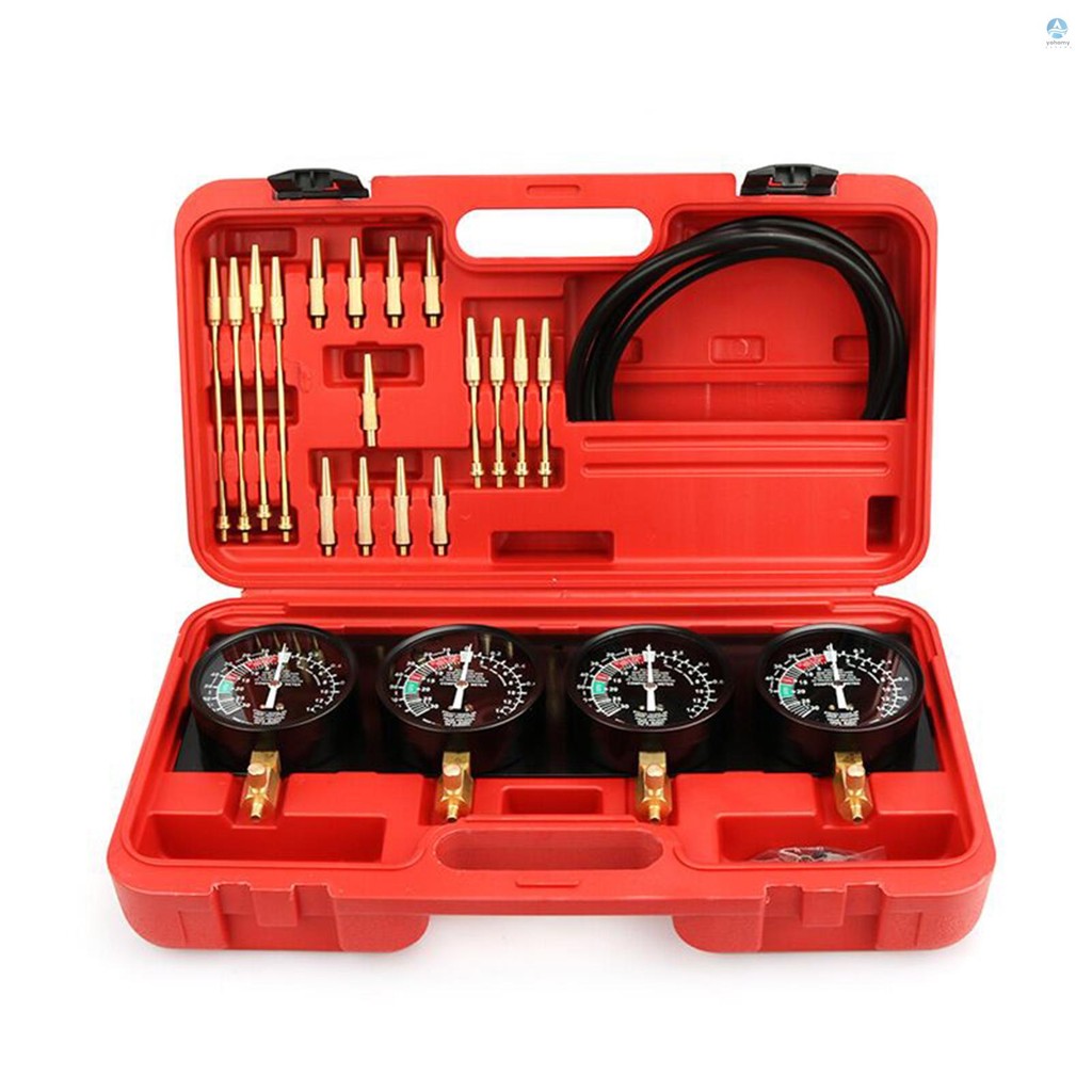 4-Cylinder Vacuum Carburetor Synchronization Balancer Gauge Universal ...