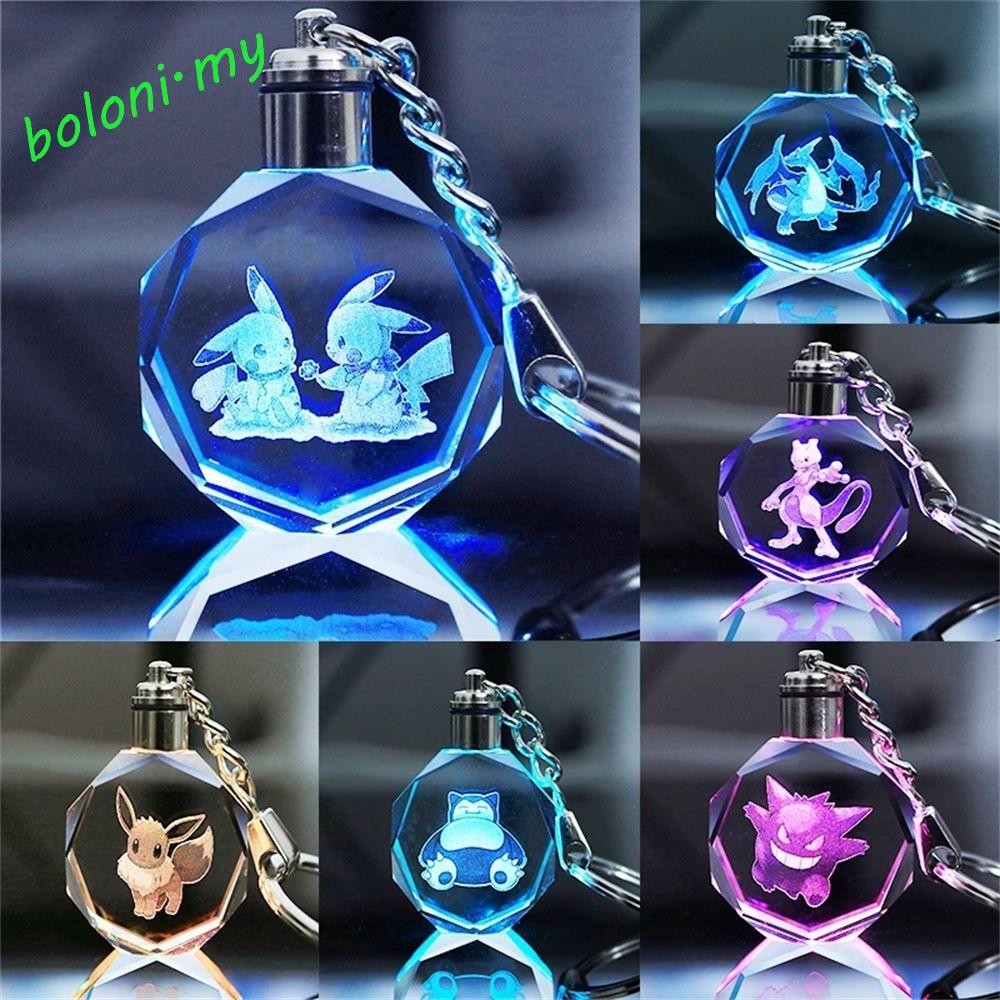 [COD] Luminous Keychain Eevee Togepi Kids Toys Charizard Jigglypuff Bag ...