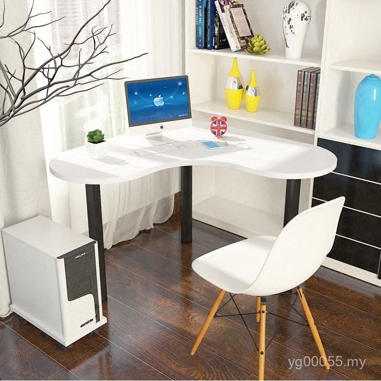 Corner Computer Desk Corner Desk L-Shaped Arc Desk Writing Desk Simple ...