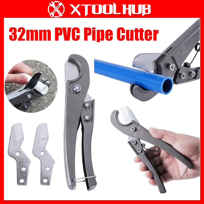 PVC Pipe Cutter 32mm Plumbing Quick Cutter Tool Multifunctional Pipe ...