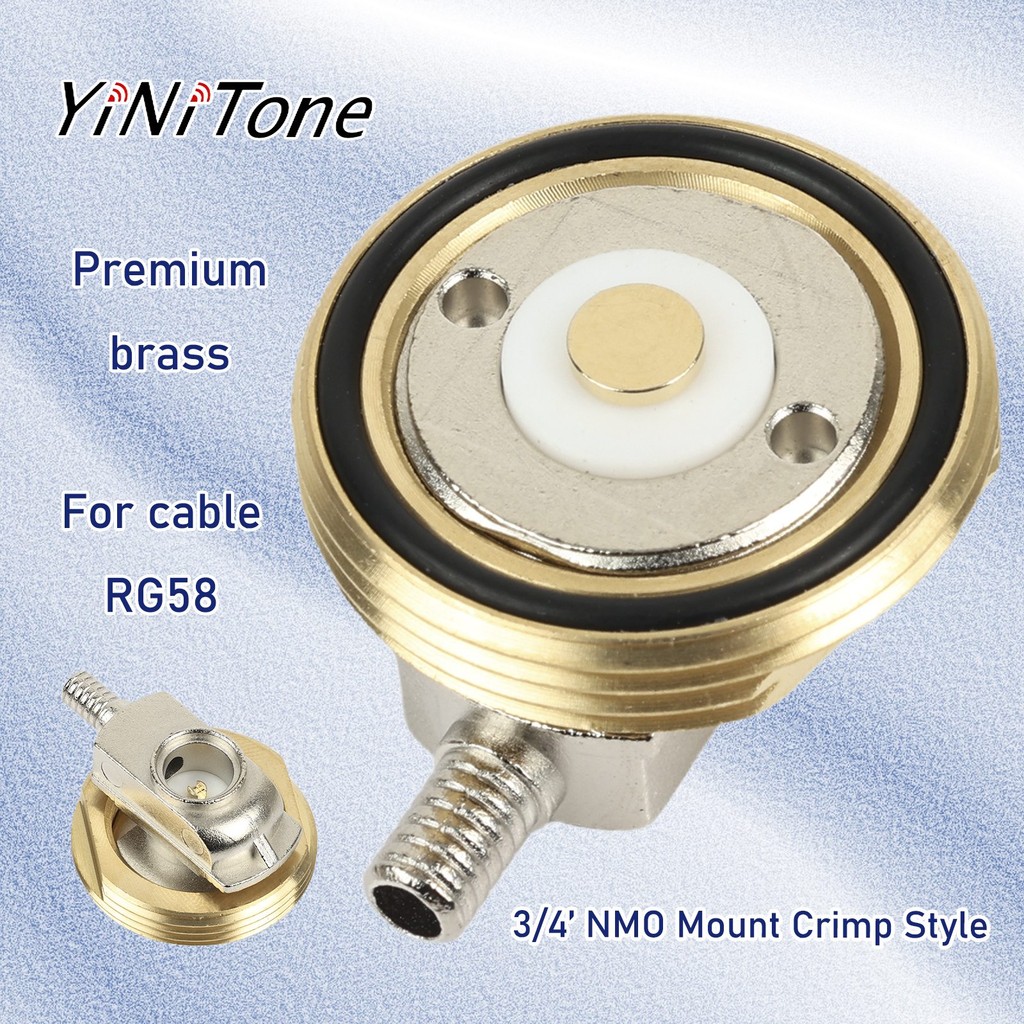 3/4 inch Connector Alloyed hole Crimp NMO Antenna Solder Mount ...