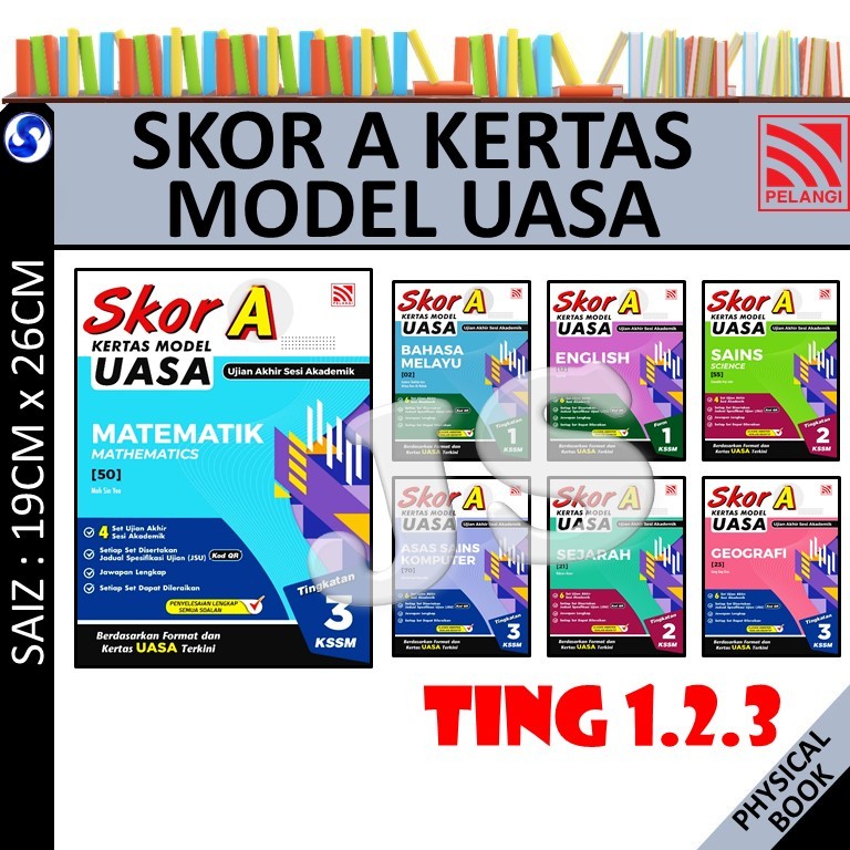 SKOR A KERTAS MODEL UASA TINGKATAN 1 2 3 KSSM 2025 | MATEMATIK / SAINS ...