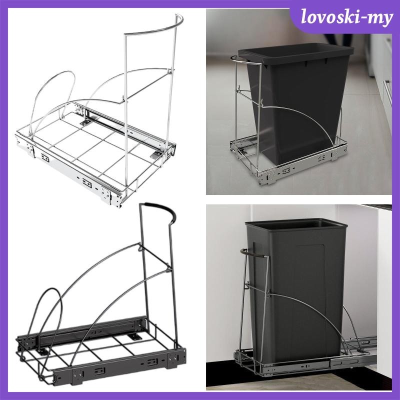 [LovoskiMY] Pull Out Trash Can Rack Space Saving Roll Out Garbage Can ...