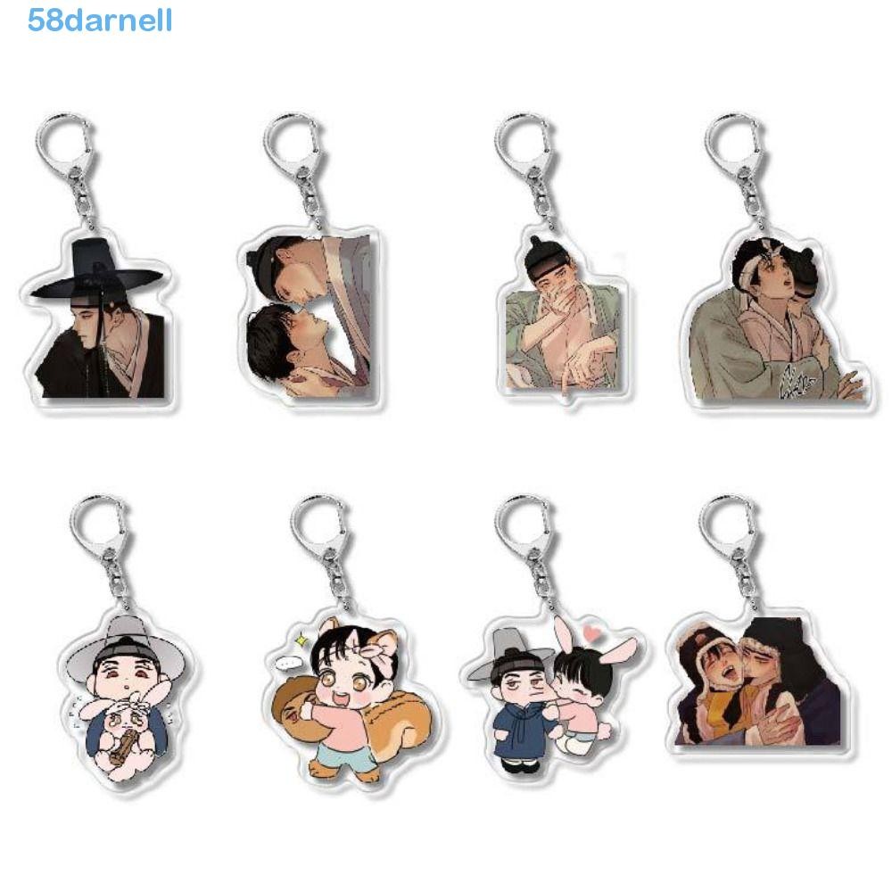 DARNELL Painter of The Night Keychain, Cartoon Figure Korean Manga ...