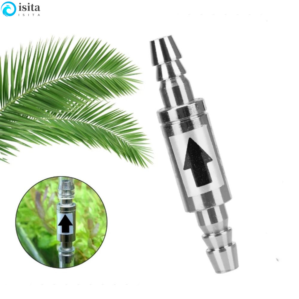 ISITA CO2 Check Valve, Silver Stainless Steel CO2 One Way Check Valve ...