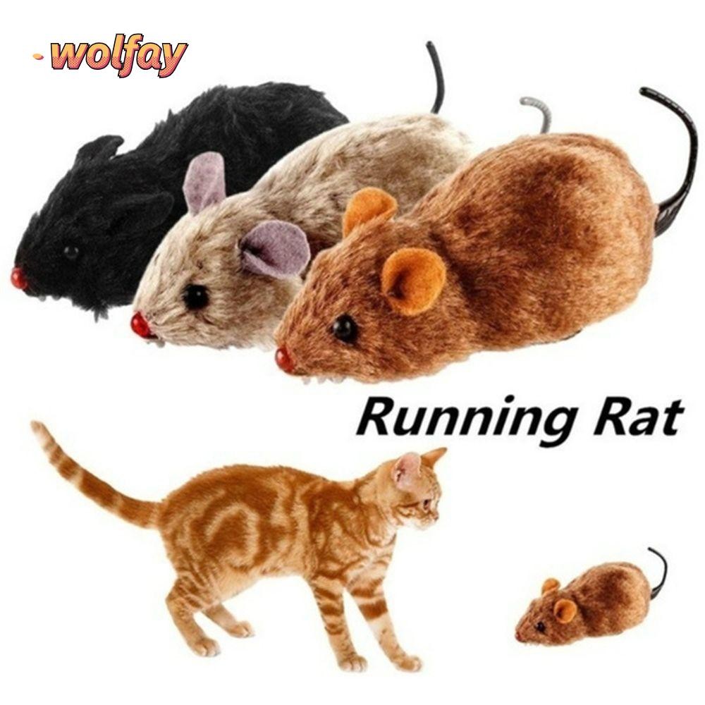 WOLFAY Fake Mouse Mechanical Motion Rat Cute Simulation Mice Spring ...