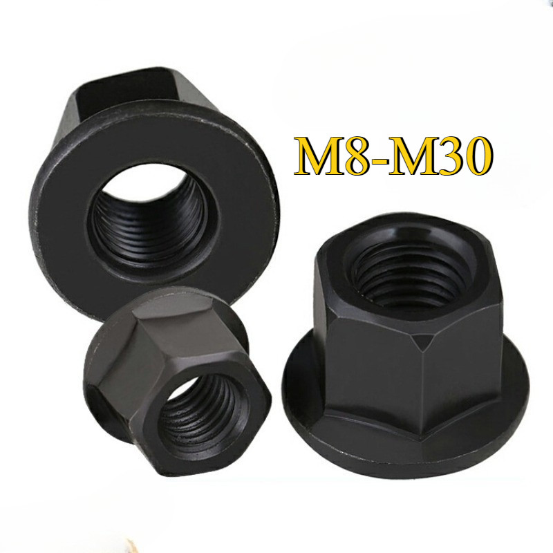 Flange Nut with Pad Hexagon Extra Large High Pressure Plate Nut Thickened Nut M8/M10/M12/M14/M16 ...