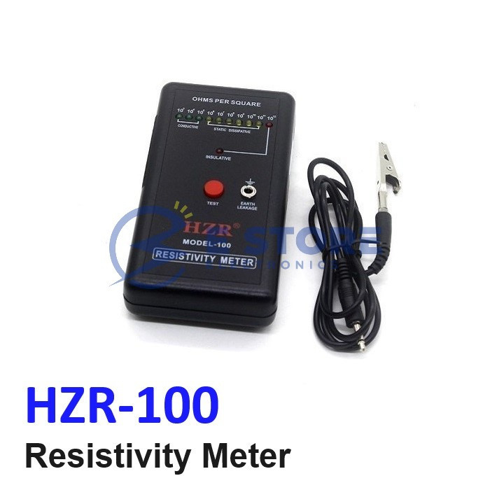HZR-100 Surface Resistivity Meter Electrostatic Static Electricity ...