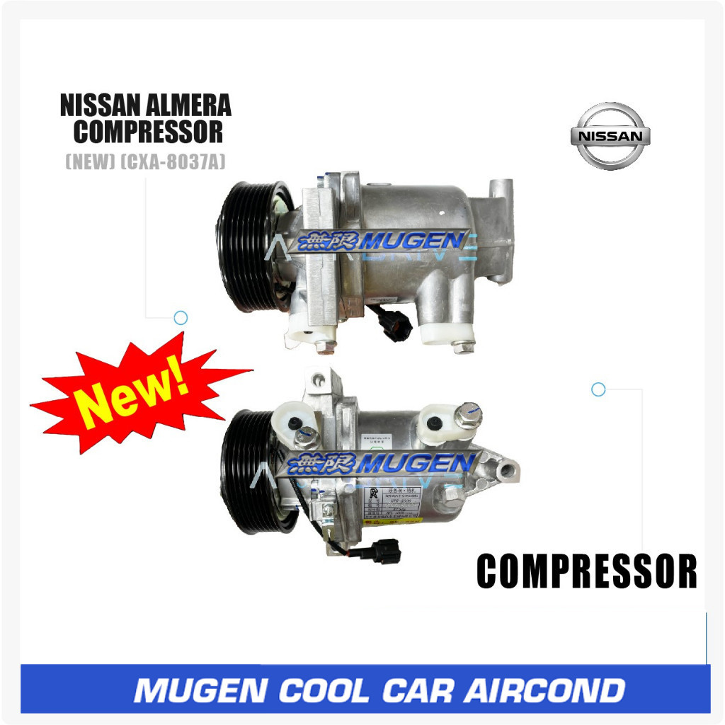 MGC CHINA NEW NISSAN ALMERA N17 Compressor (CXA-8037A) | Shopee Malaysia