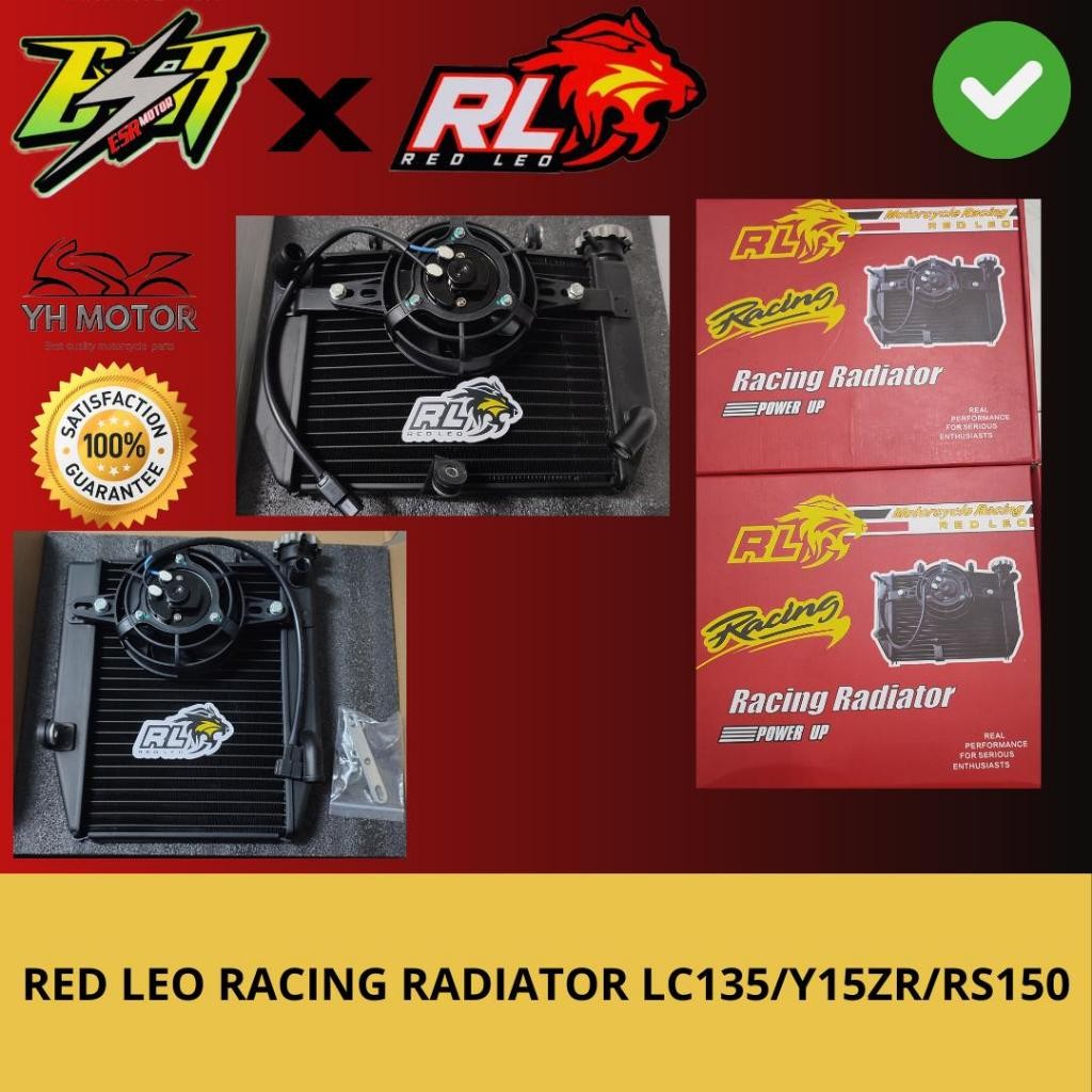 RED LEO RACING RADIATOR LC135/Y15ZR/RS150 | Shopee Malaysia