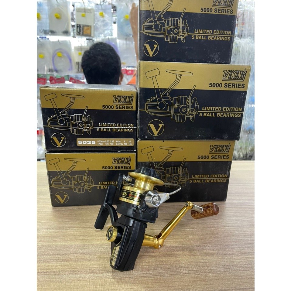 VIKING FISHING REEL LIMITED EDITION 5 BALL BEARINGS FULL METAL BODY ...