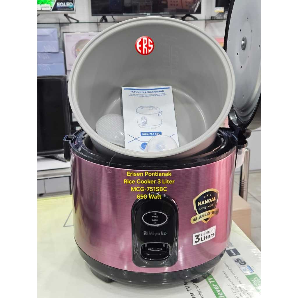 Miyako RICE COOKER JUMBO 3 LITER MCG-751SBC | Shopee Malaysia