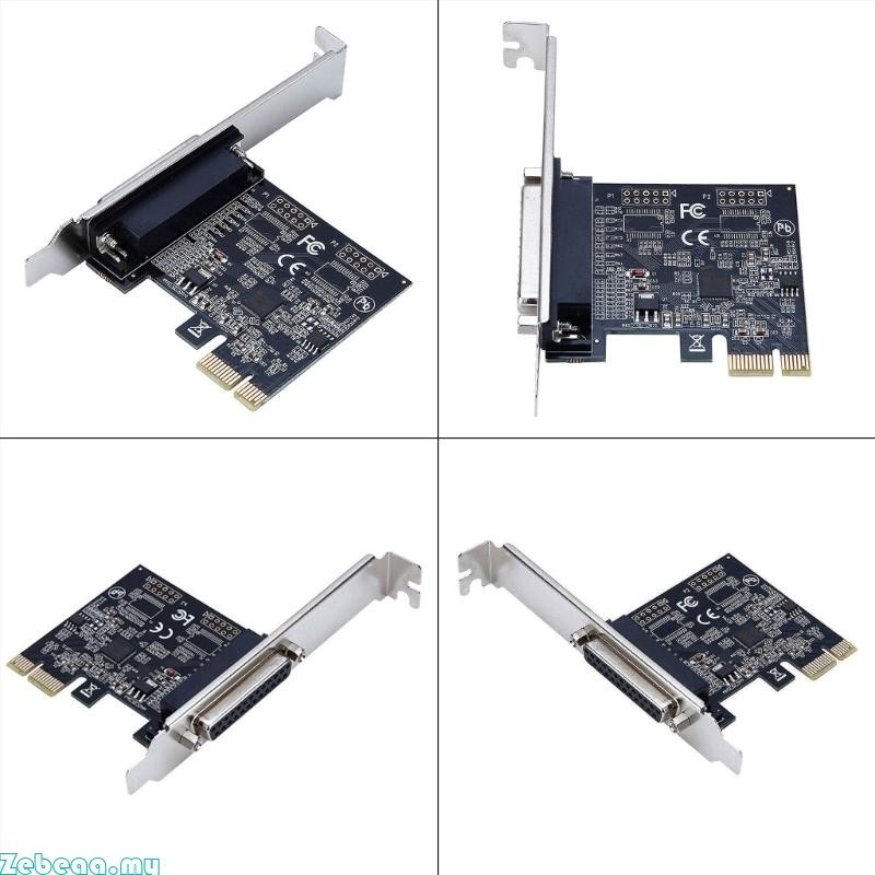PCI-E To DB25 Adapter PCI-E To DB25 Parallel Port Card - 25-Pin Adapter ...