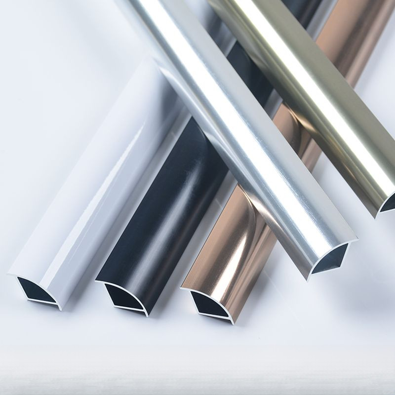 Modern ceramic tile corner edge trim, aluminum alloy edge wrapping arc ...