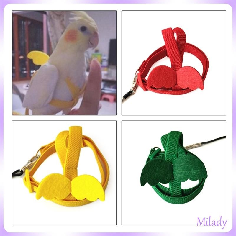 Milady Birds Harness Vest Parrots Harness Leash Cockatiel Conure Flying ...