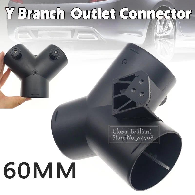 60mm Y Branch Car Heater Air Vent Ducting Heater Exhaust Connector w ...