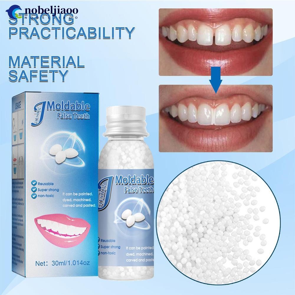 NOBELJIAOO Moldable Denture Gum Temporary Filling Restoration Teeth ...