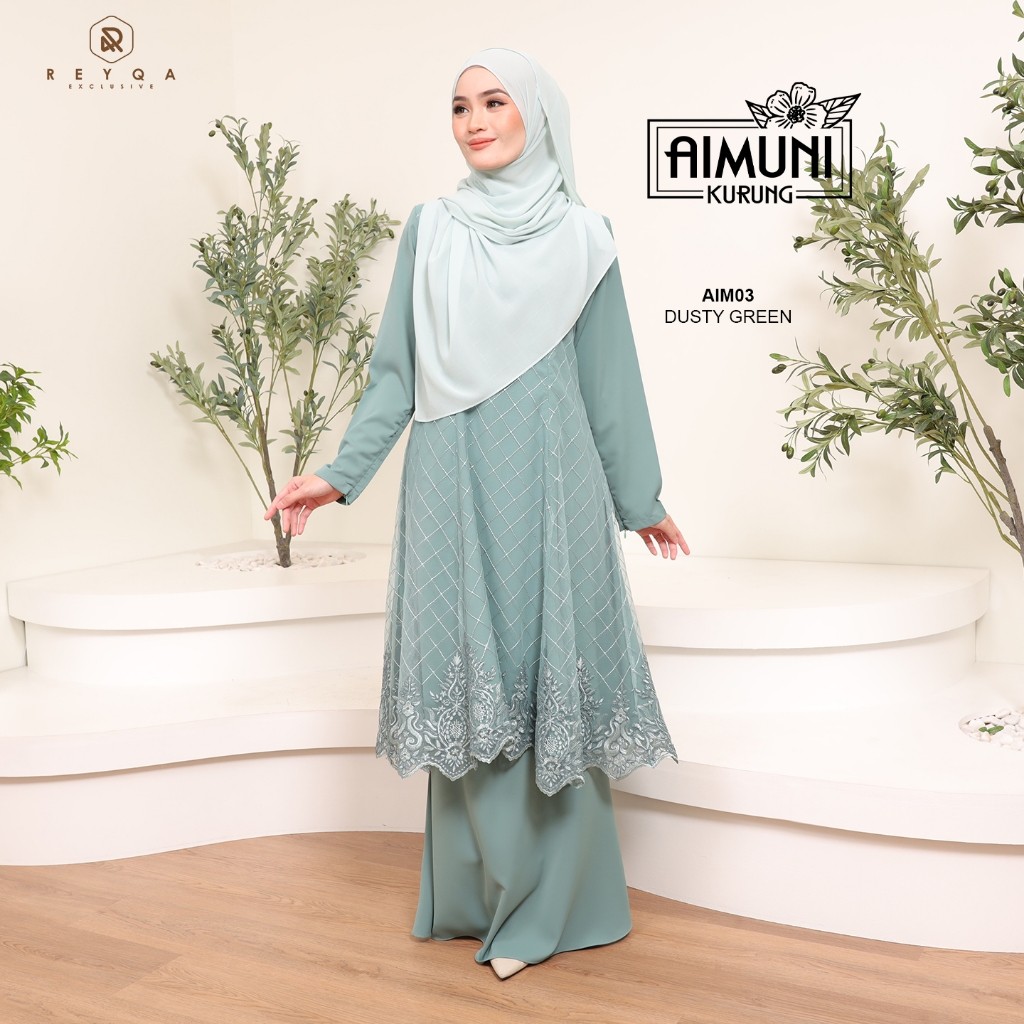 BAJU KURUNG MODEN MUSLIMAH CANTIK BAJU RAYA 2025 NAVY BLUE PURPLE GRAPE ...