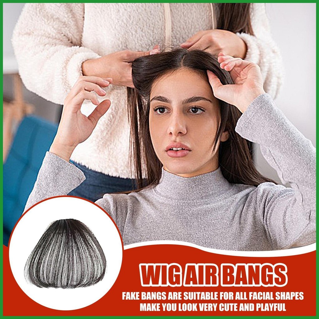 Clip In Bangs Fake Bangs Hair Clip Natural Easy To Use Soft Hair ...