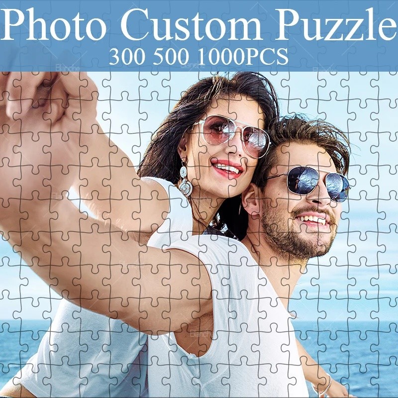 (Fast Delivery)Photo Custom DIY Puzzle Personalized 300 500 1000 ...