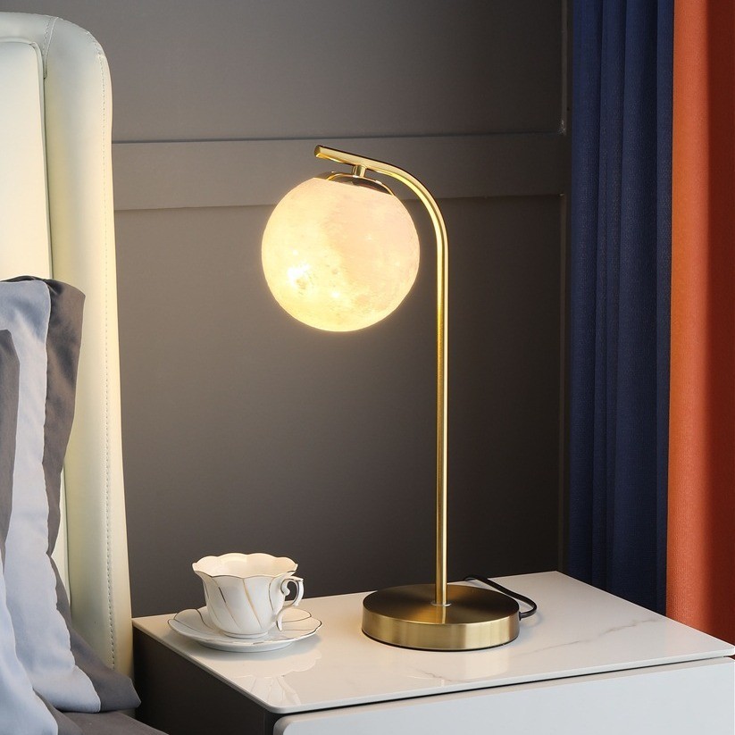 Bedroom Table Lamp Simple Touch Sensor Lamp Living Room Bedside Ambient ...