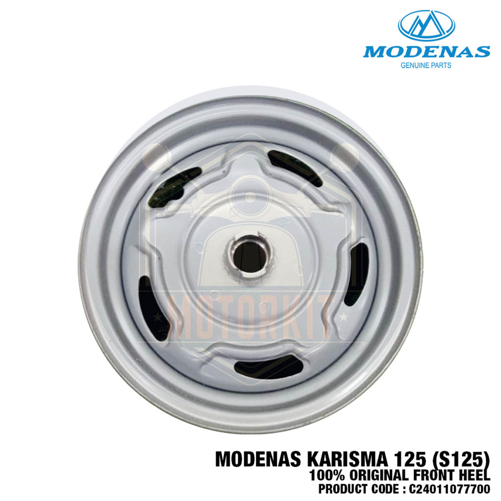 MODENAS KARISMA 125 S125 100% ORIGINAL FRONT WHEEL STANDARD RIM C24011077700 | Shopee Malaysia
