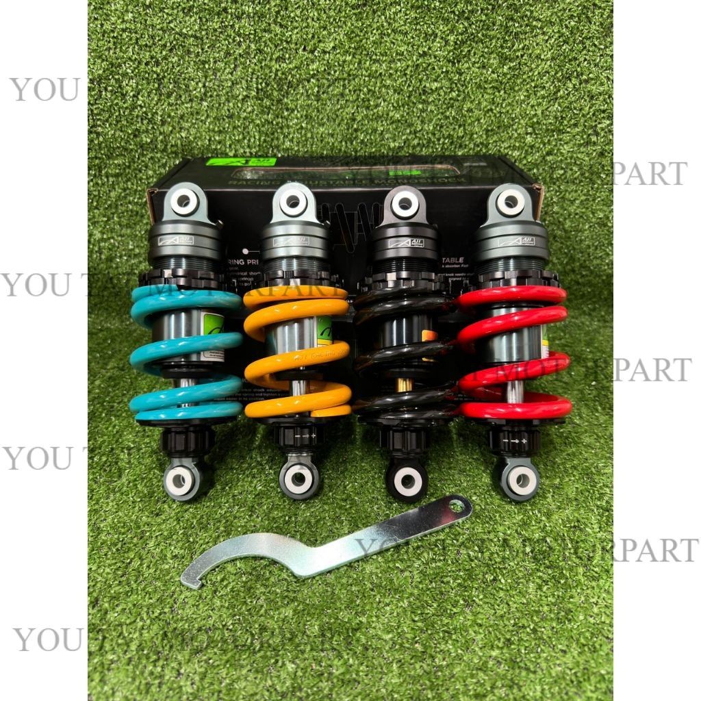 AJI RACING Y15ZR Y16ZR LC135 RACING ADJUSTABLE GAS MONOSHOCK BIG SPRING ABSORBER 200MM 205MM ...