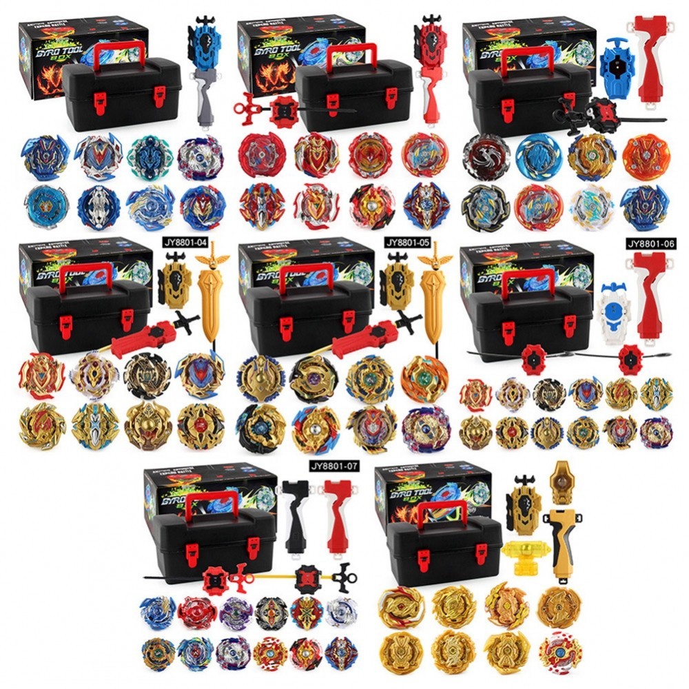 Set Combination Beyblades Blade Box Children Combination Gift Launcher ...