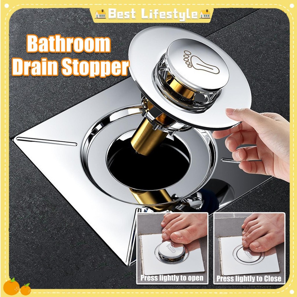 Bathroom Drain Stopper Floor Odor Prevention Square Drain Sink Drain ...
