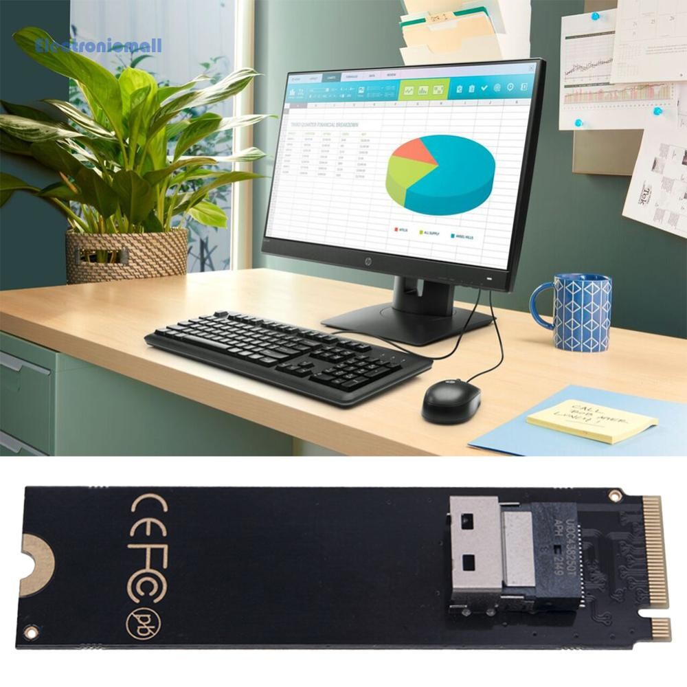 SFF-8654 Converter Card Useful Black Portable for PC Desktop Mainboard ...