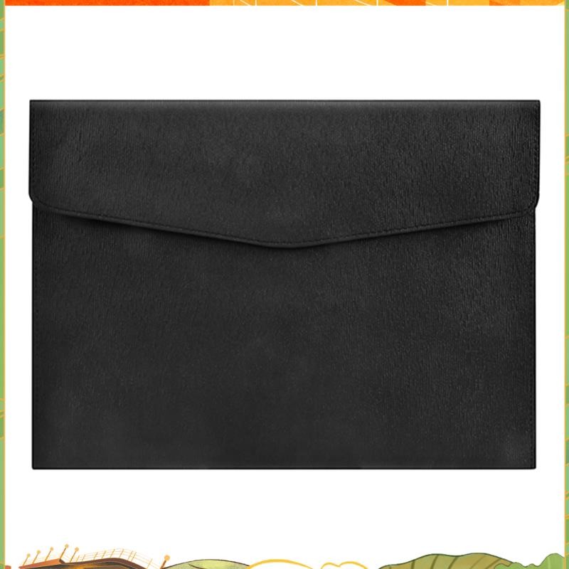 PU Leather A4 File Folder Document Holder Waterproof Portfolio Envelope ...