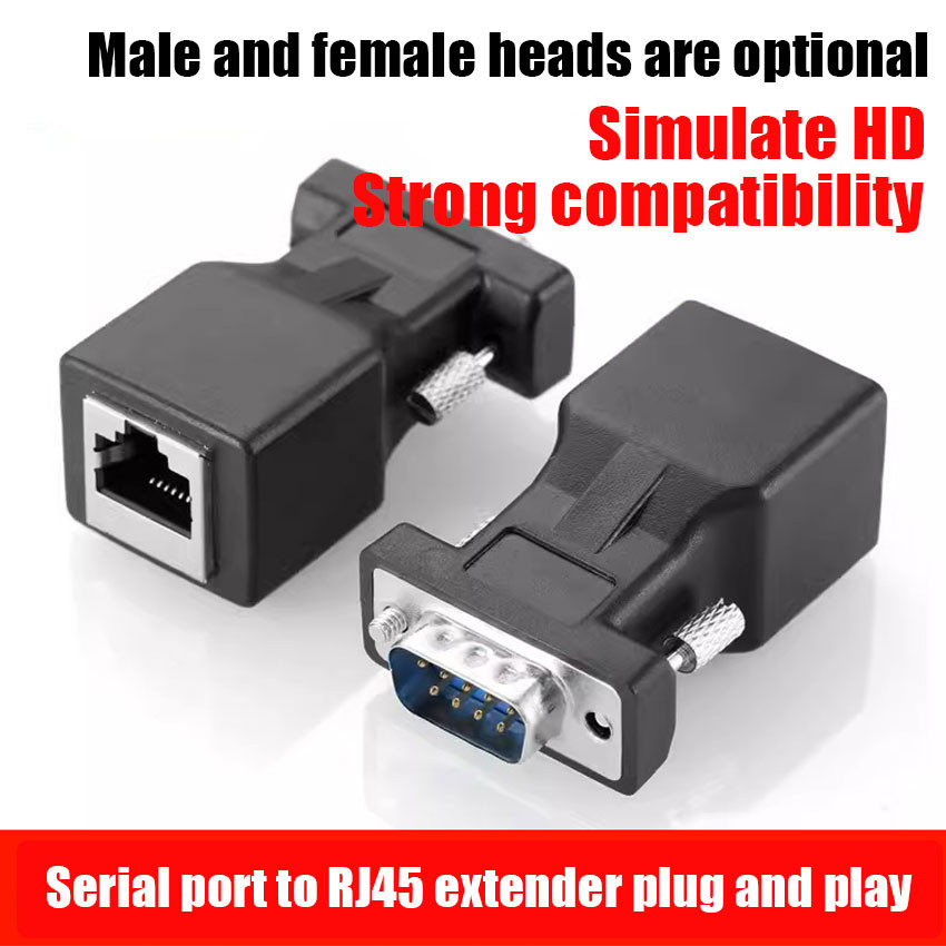 Com Port To LAN. Db9 To RJ45 Male/Female To RJ45 Female Adapter COM ...