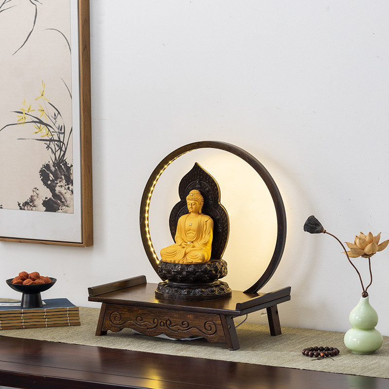 Sg Buddhist Niche Household Buddhist Table Desktop Shrine Small God ...