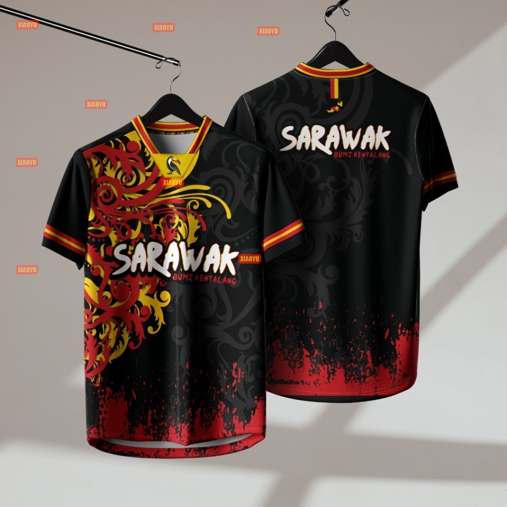 [Ready-Stock] 2025 Ohha Borneo Sarawak Style Sublimation Unisex Tshirt ...