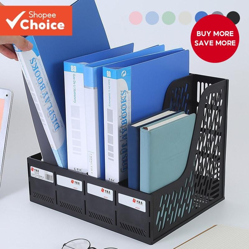 Vertical Desktop Data File Column Office Thickened File Storage Rack ...